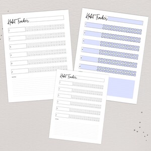Habit Tracker, Interactive Habit Tracker, Printable Habit Tracker ...