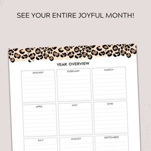 Leopard Business Planner, Printable Task Planner, Daily and Weekly ...