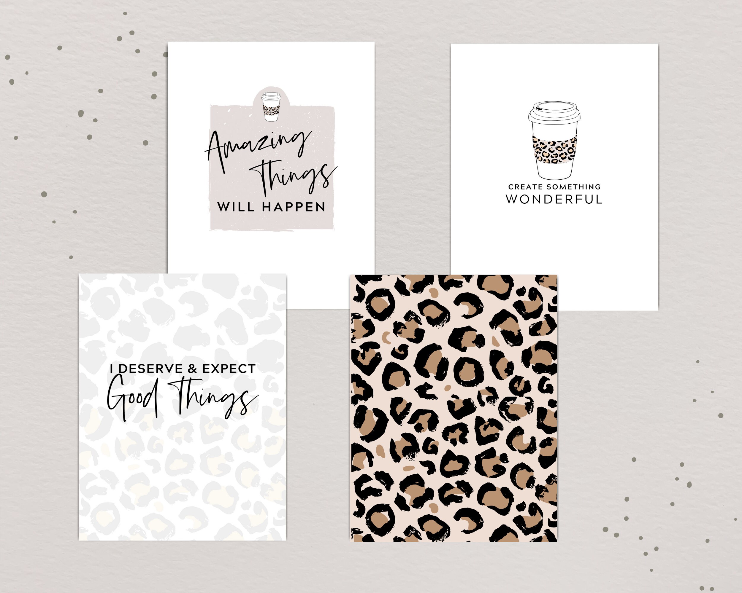 Leopard Business Planner, Printable Task Planner, Daily and Weekly ...