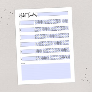 Habit Tracker, Interactive Habit Tracker, Printable Habit Tracker ...