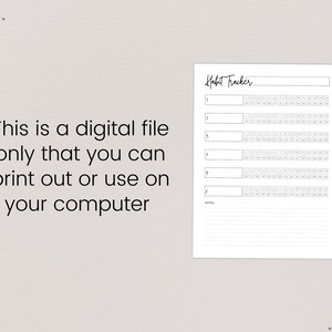 Habit Tracker, Interactive Habit Tracker, Printable Habit Tracker ...