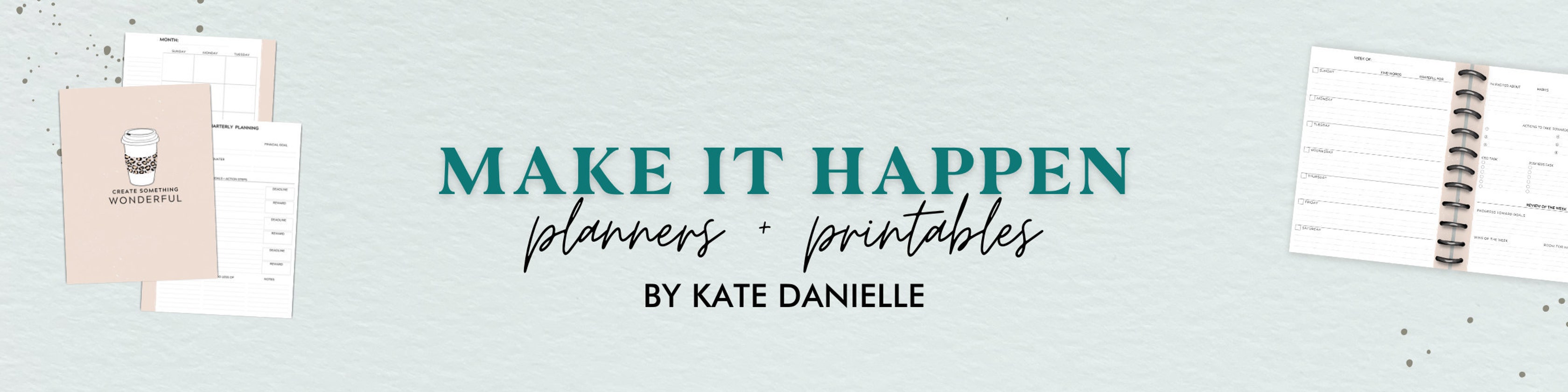 KateDaniellePlanners - Etsy