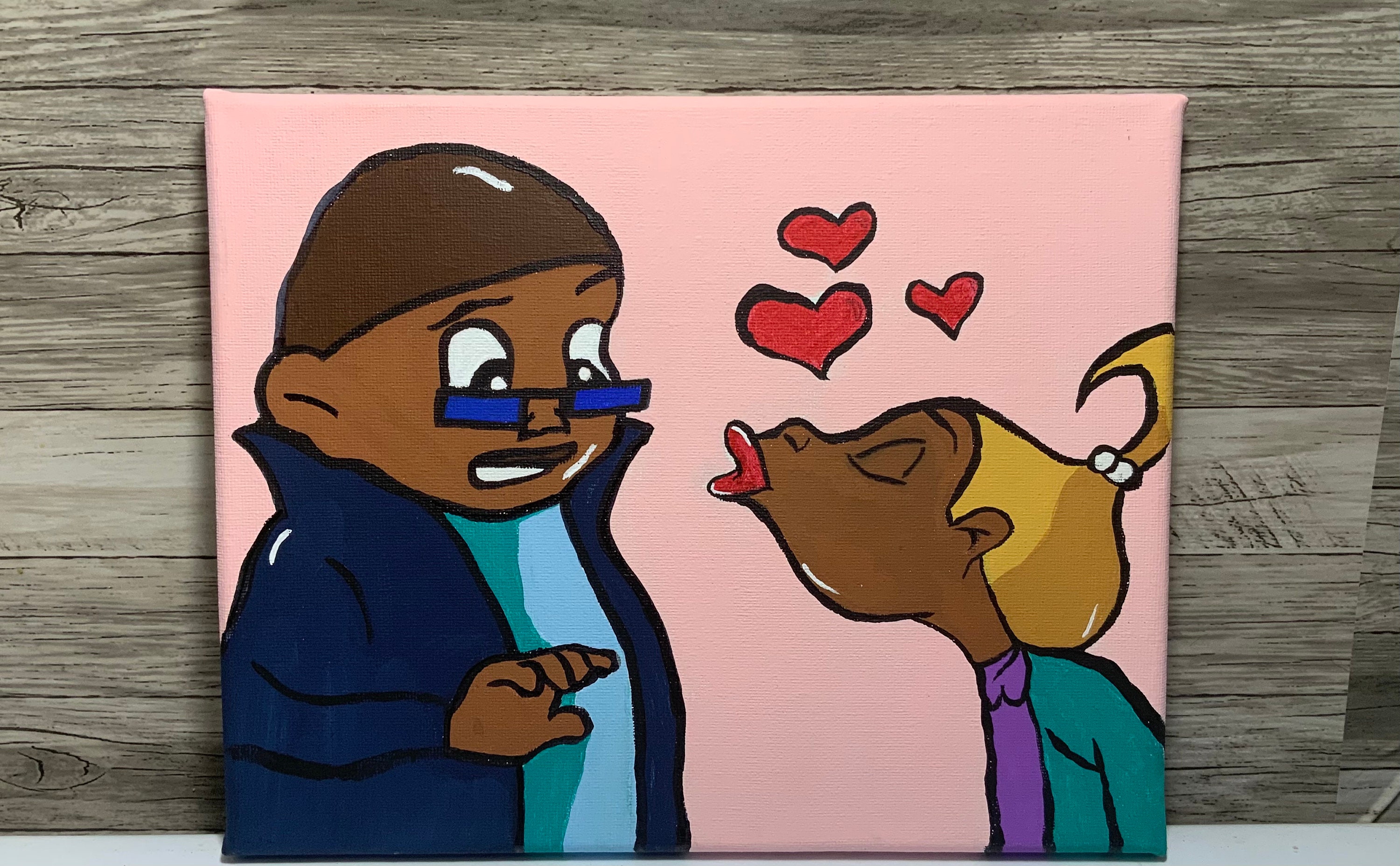 8x10 Proud Family Acrylic Painting - Etsy