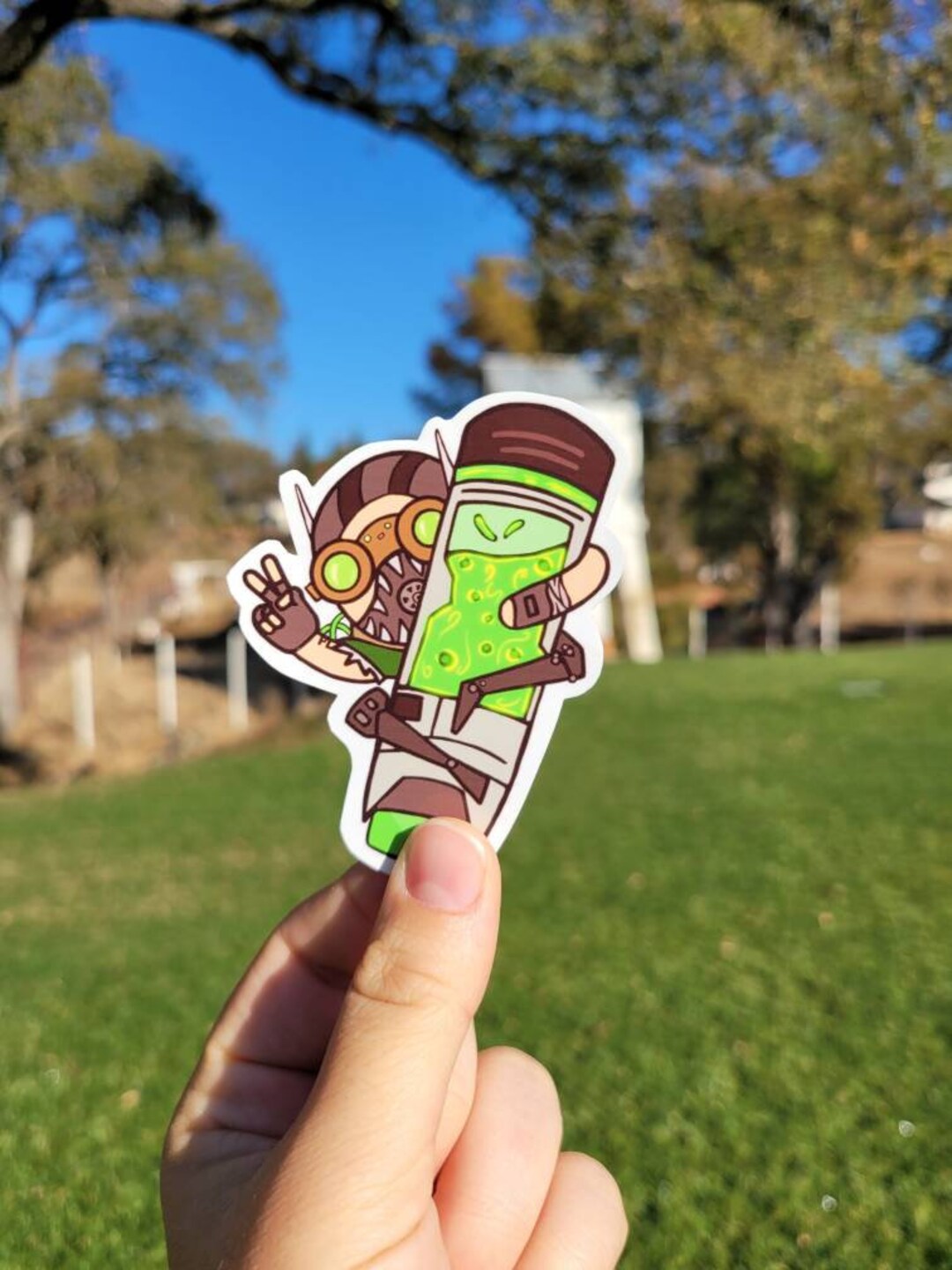 Octane Peace Sign Vinyl Sticker, Apex - Etsy