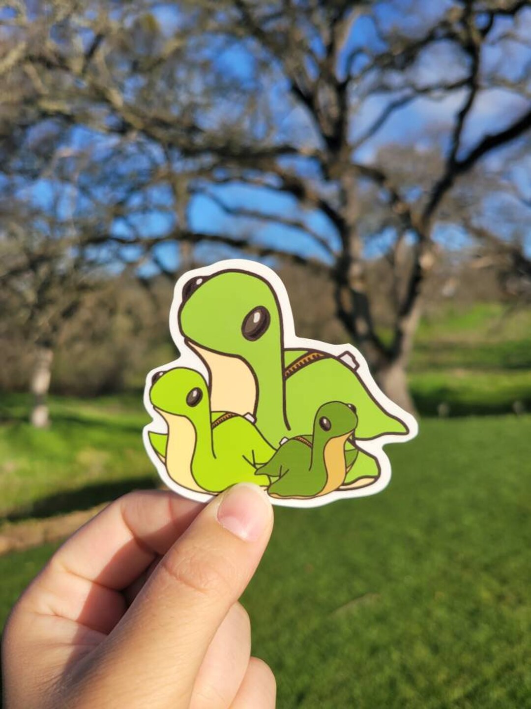 Nessie Gathering Vinyl Sticker - Etsy