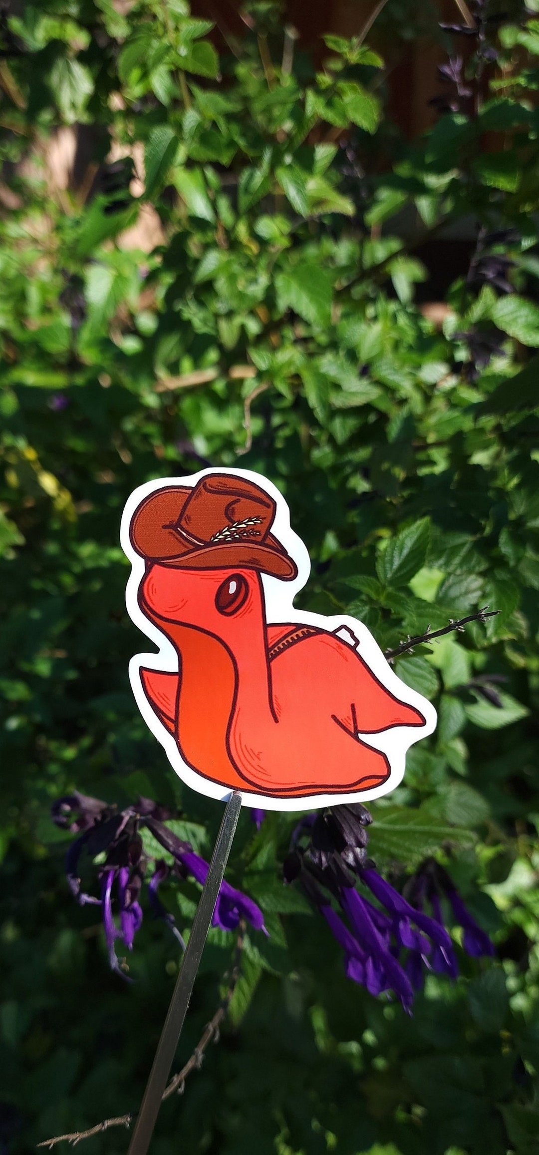Cowboy Nessie Vinyl Sticker - Etsy