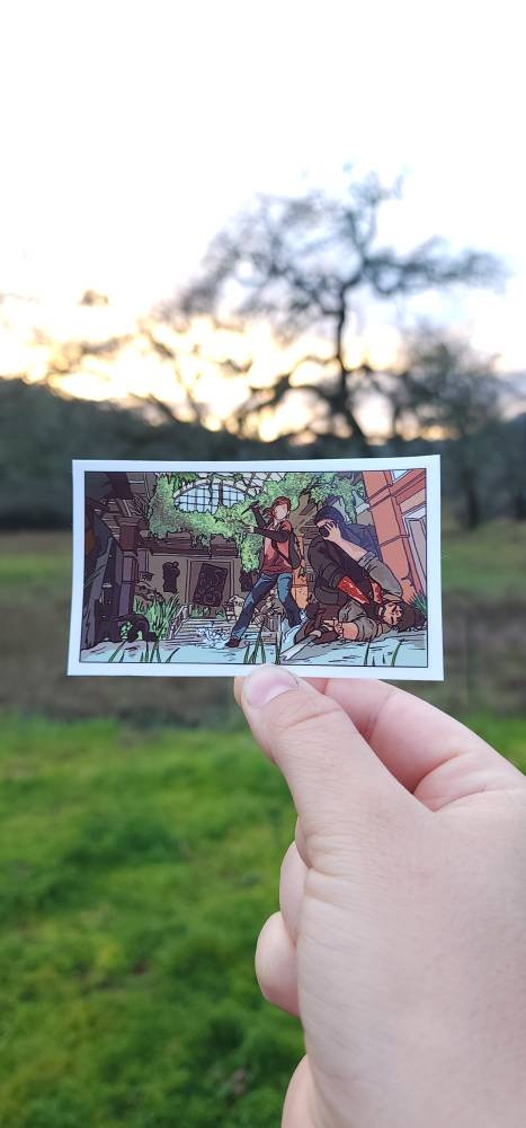 The Last of Us Vinyl Sticker Tlou Joel and Ellie - Etsy