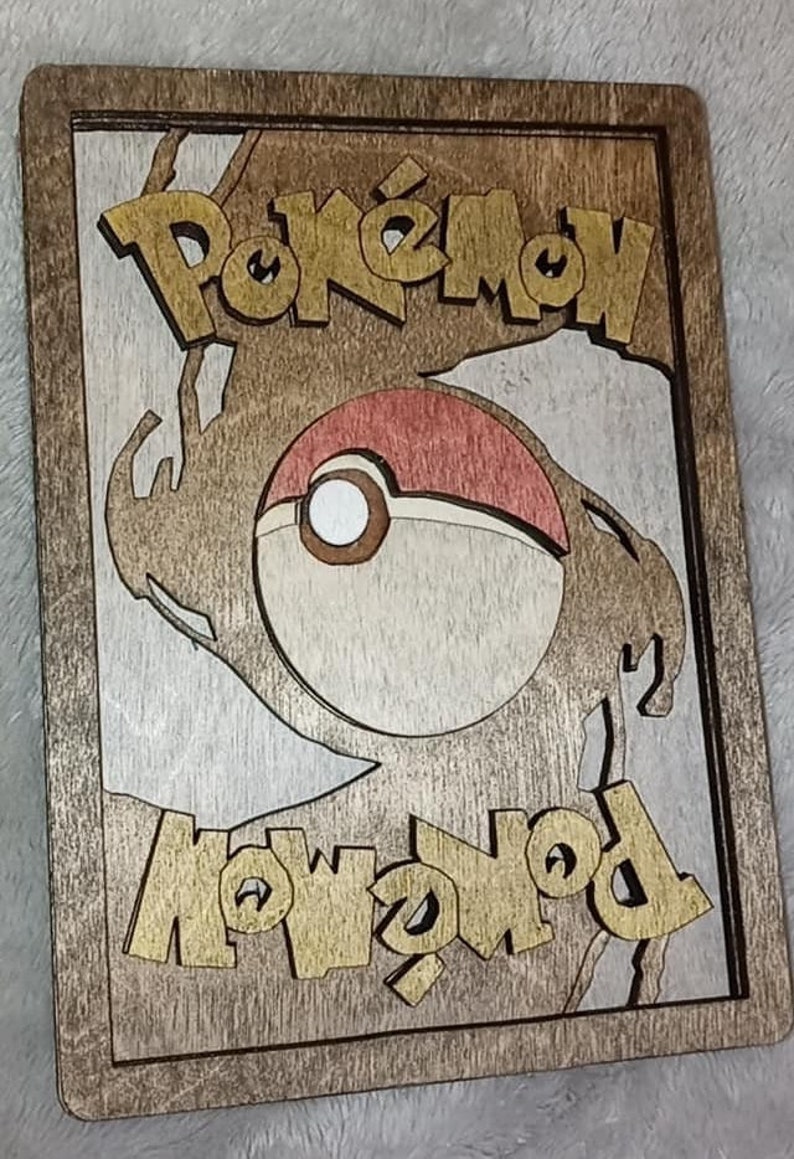 Pokemon, Wooden, Laser Engraved, Laser Cut, Layered - Etsy