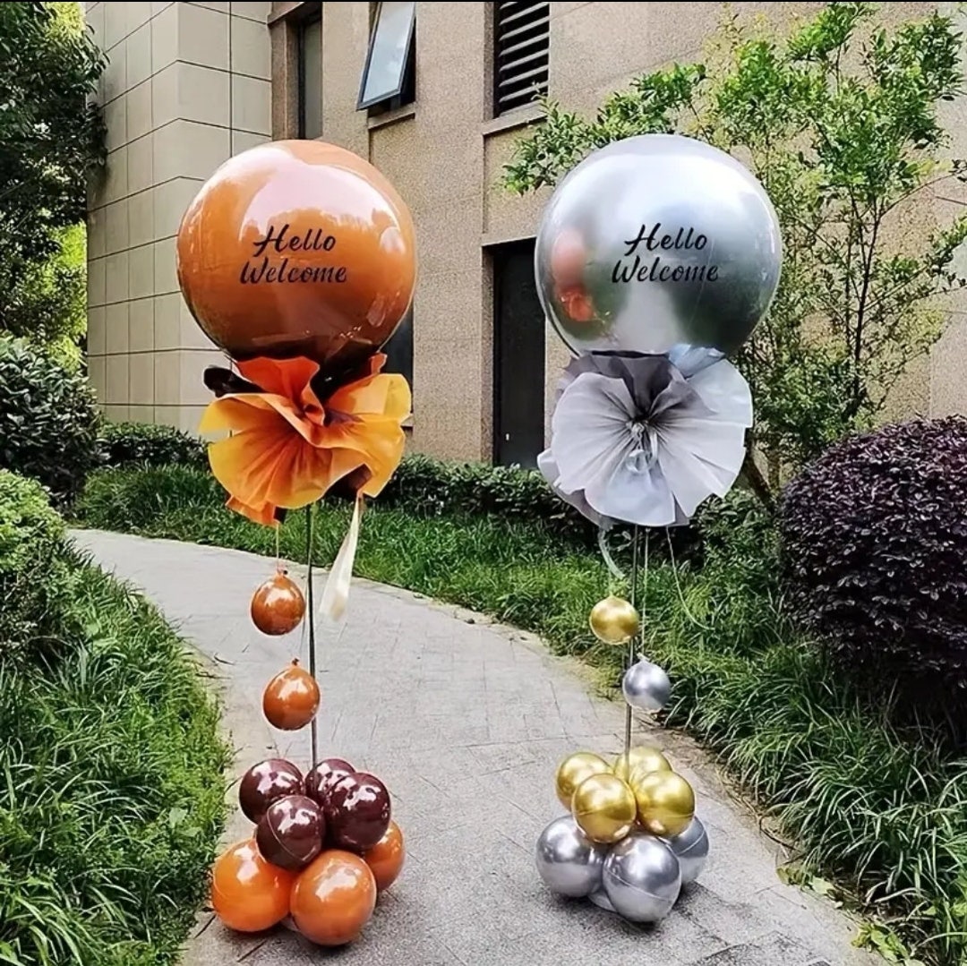 2pc Metal Telescopic Balloon Rod Stand Balloon Support - Etsy