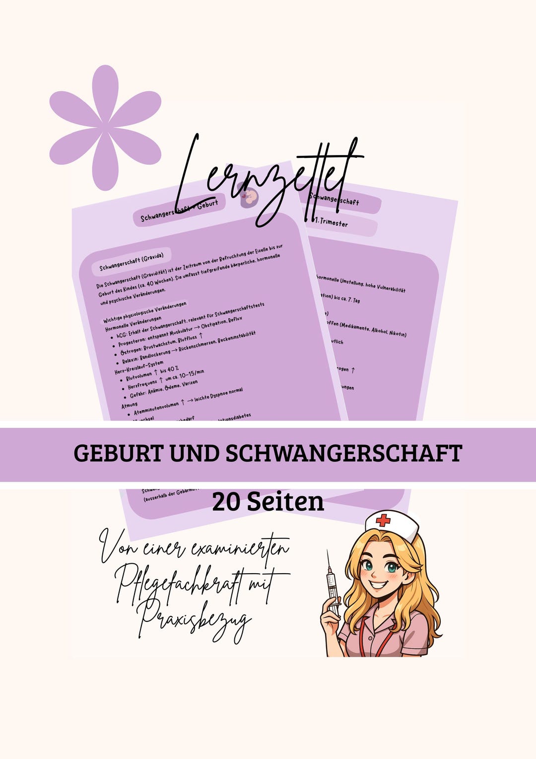 Pregnancy and Birth Study Notes Nursing/ Midwifery - Etsy