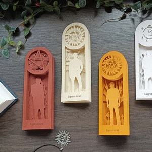 Supernatural Inspired 3D Bookmarks - Etsy