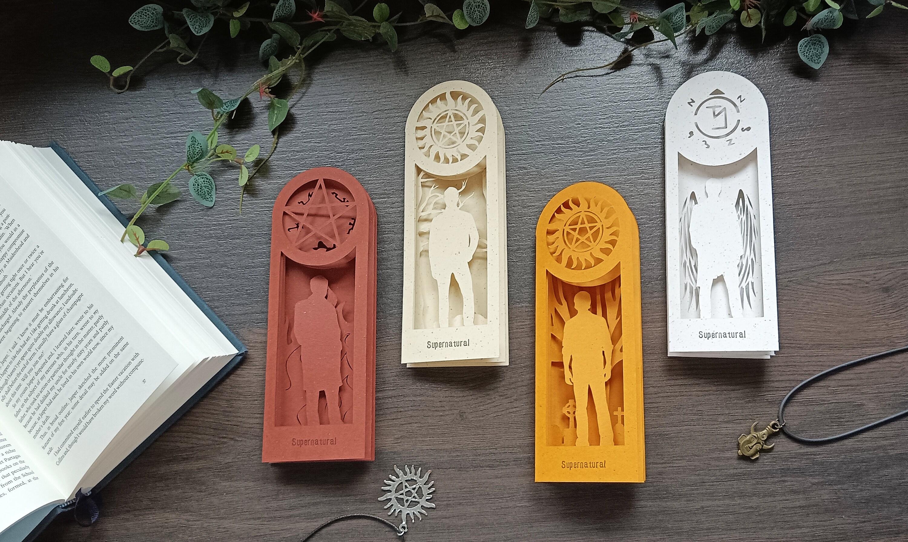 Supernatural Inspired 3D Bookmarks - Etsy