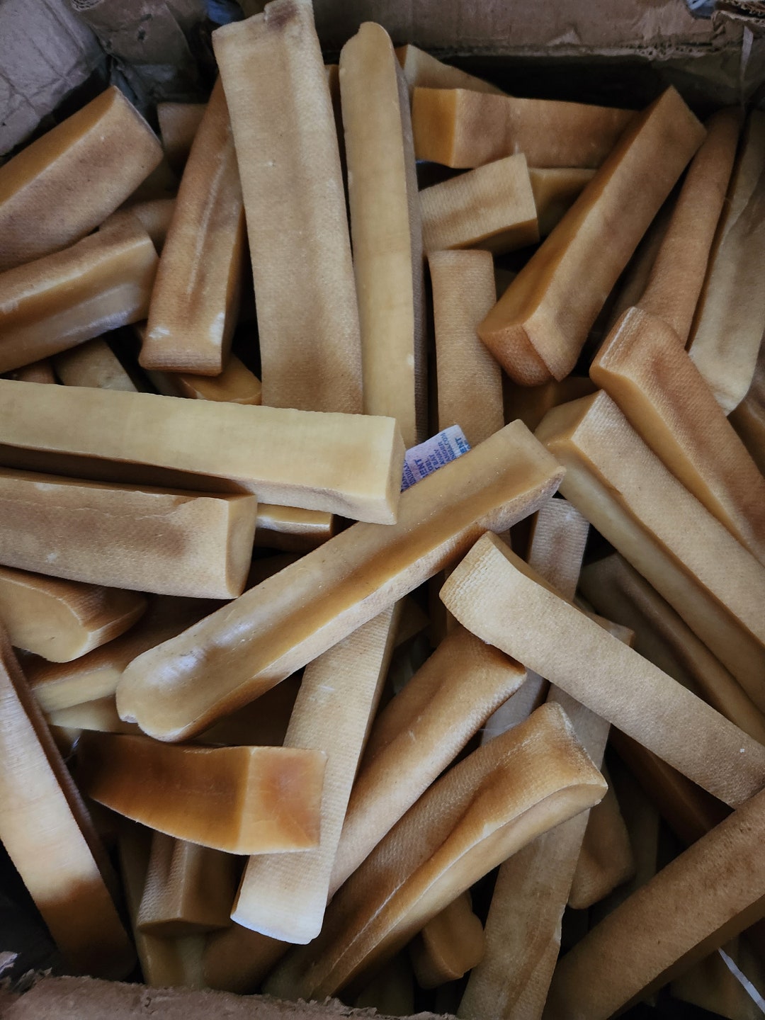 FRESH Large Himalayan Yak Milk Bones Dog Chews for Dogs 6-7inches 10 ...