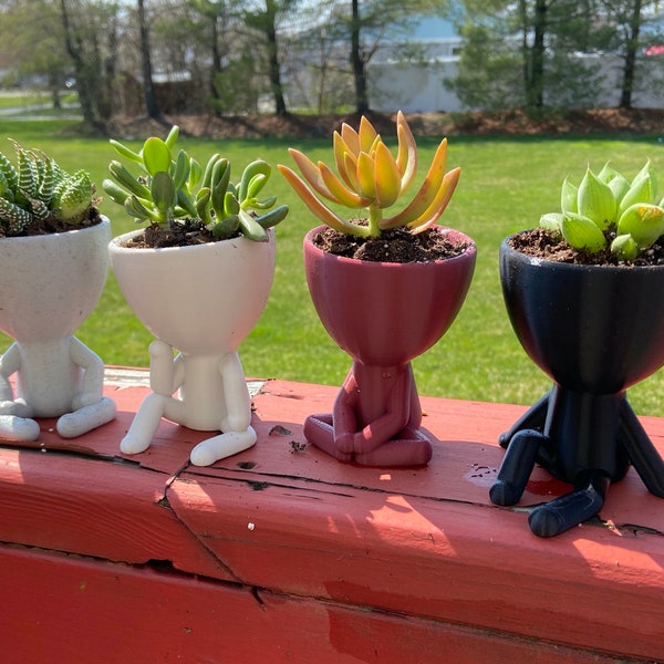 Flower Pot People - Etsy