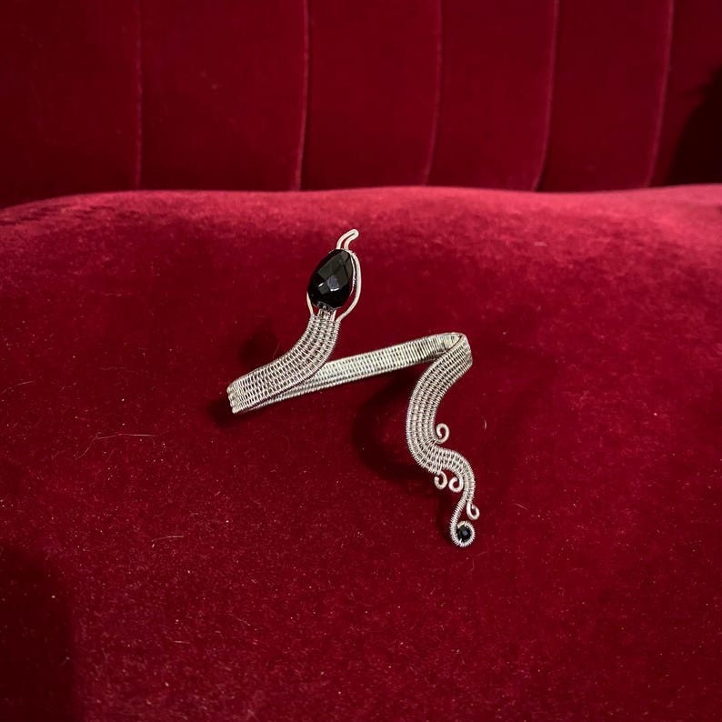 Stainless Steel Snake Cuff - Etsy