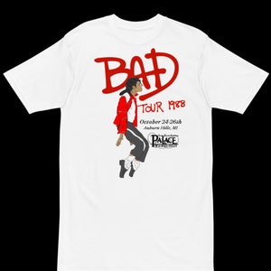 Michael Jackson Bad Tour Shirt - Etsy