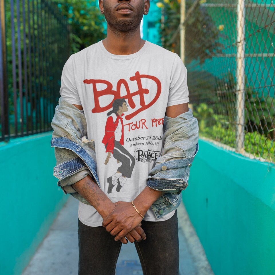 Michael Jackson BAD WORLD TOUR T-shirt sold by Igor Costa | SKU ...