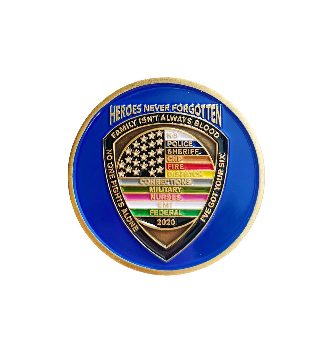 Service Members Challenge Coin Heroes Never Forgotten - Etsy