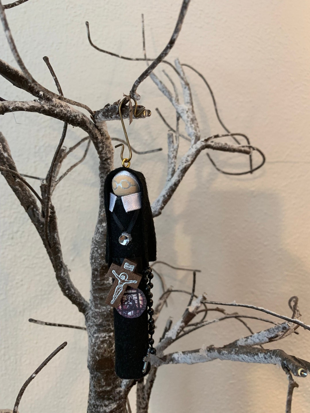 Servant of God Mother Mary Teresa Tallon PVMI Wooden Doll Ornament - Etsy
