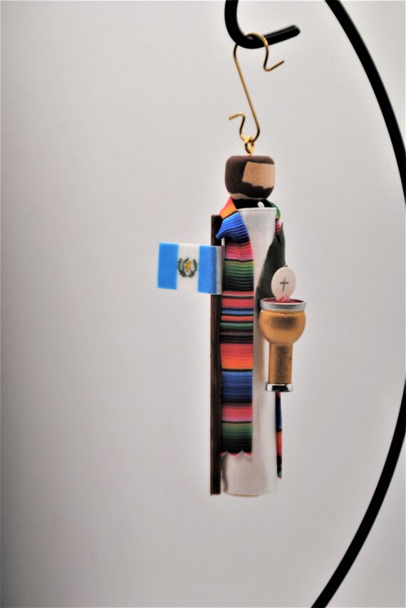 Blessed Stanley Rother Wooden Doll Ornament - Etsy