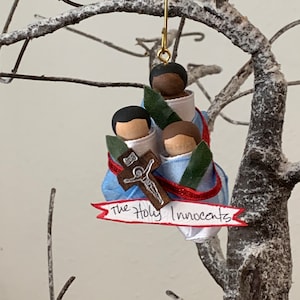 The Holy Innocents Wooden Doll Ornament - Etsy