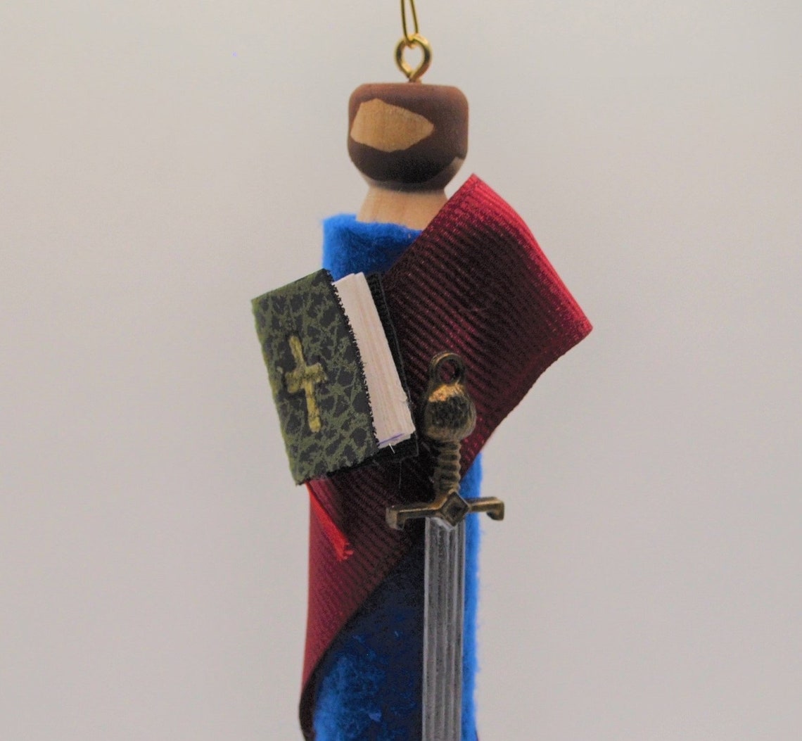 St. Paul the Apostle Wooden Doll Ornament | Etsy