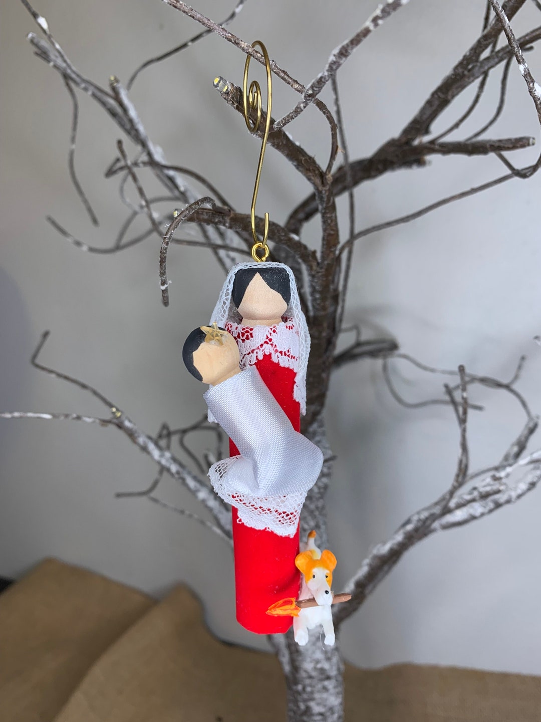 Blessed Jane of Aza Wooden Doll Ornament - Etsy