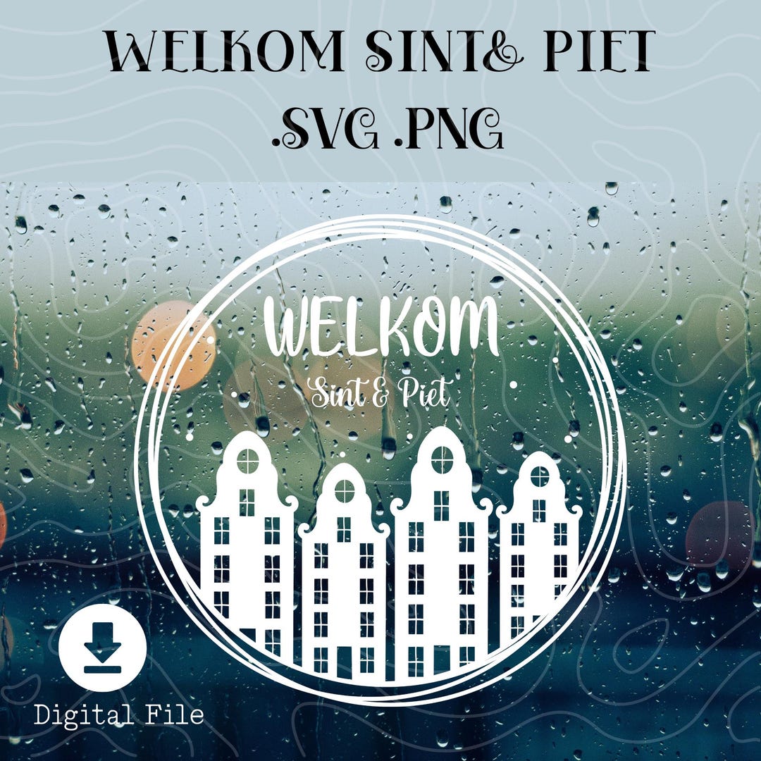 Welkom Sint En Piet Digital File, Plotter Image, Cutting File, Saint ...