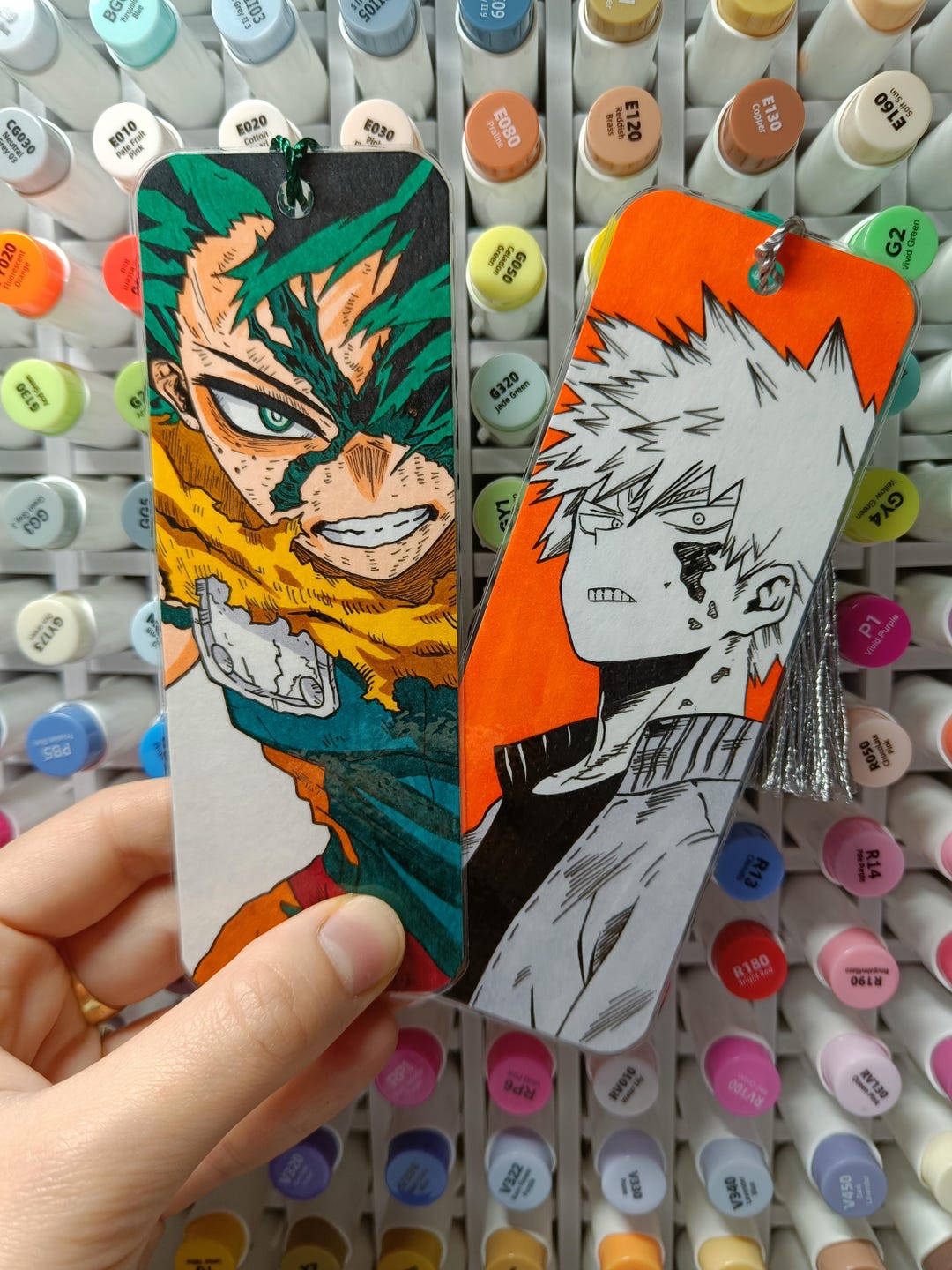 My Hero Academia Bookmark, Bakugo, Izuku, Todoroki, Shigaraki, Anime ...