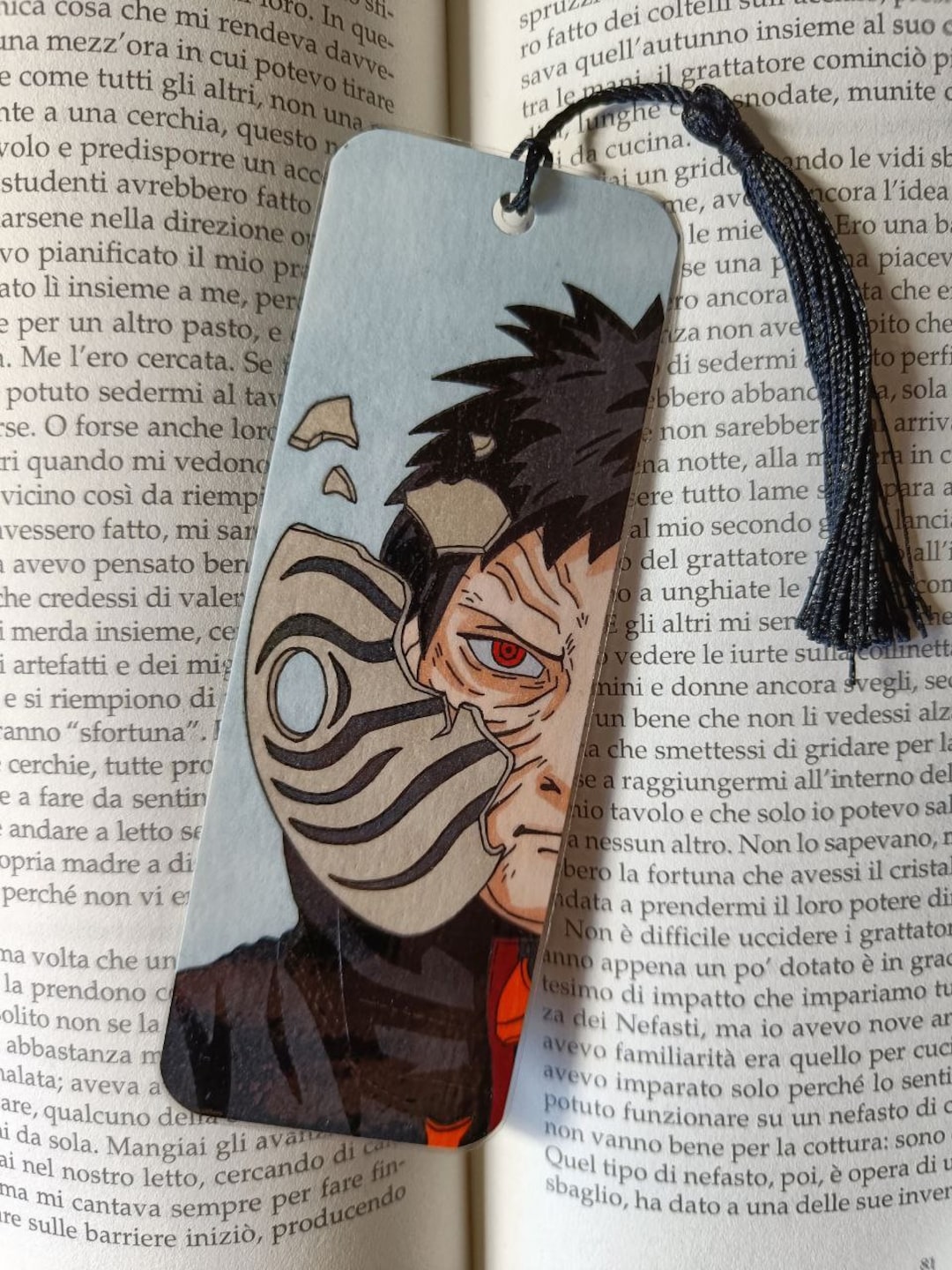 Naruto Bookmark, Itachi, Kakashi, Sasuke, Obito, Anime, Manga, Book ...