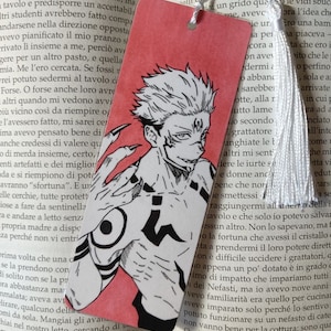 Jujutsu Kaisen Bookmark, Gojo, Megumi, Geto, Sukuna, Anime, Manga, Book ...