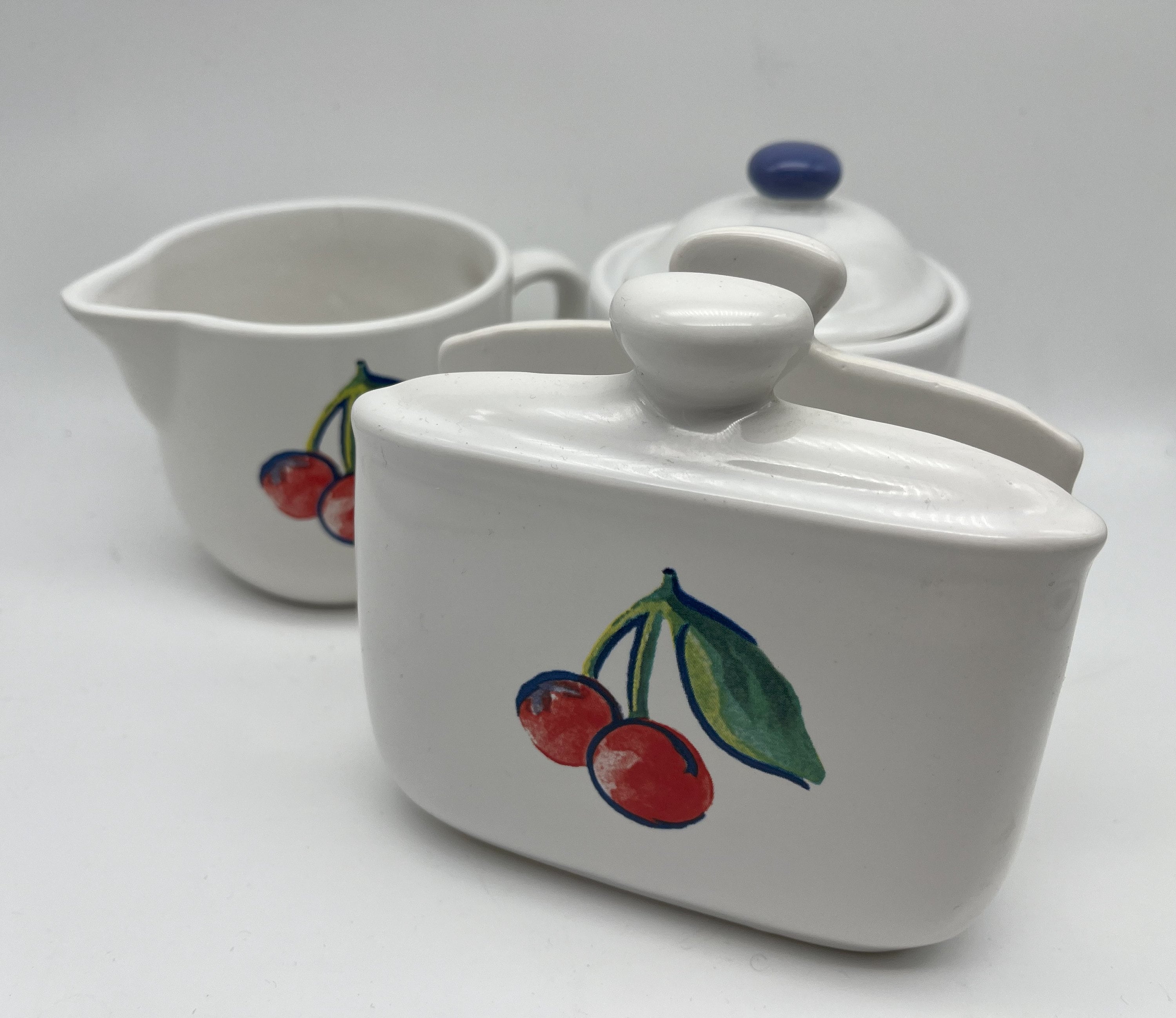 Jay Import Sugar Bowl, Creamer and Napkin Holder fruit Basket for ...