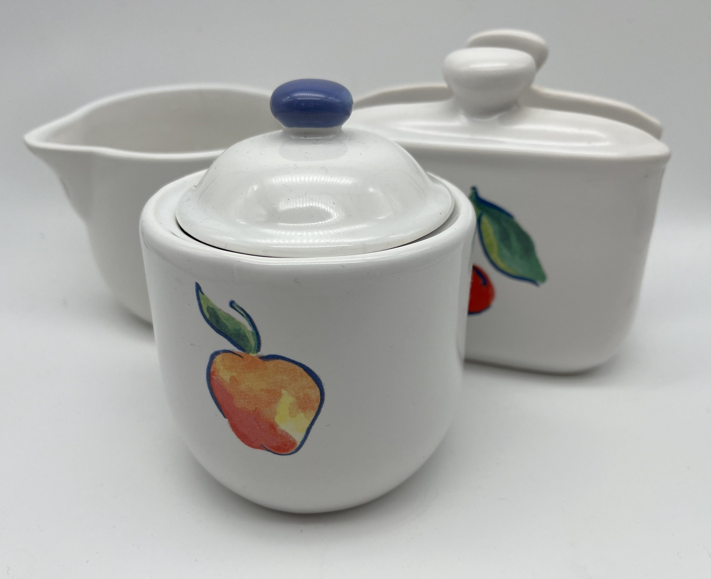 Jay Import Sugar Bowl, Creamer and Napkin Holder fruit Basket for ...
