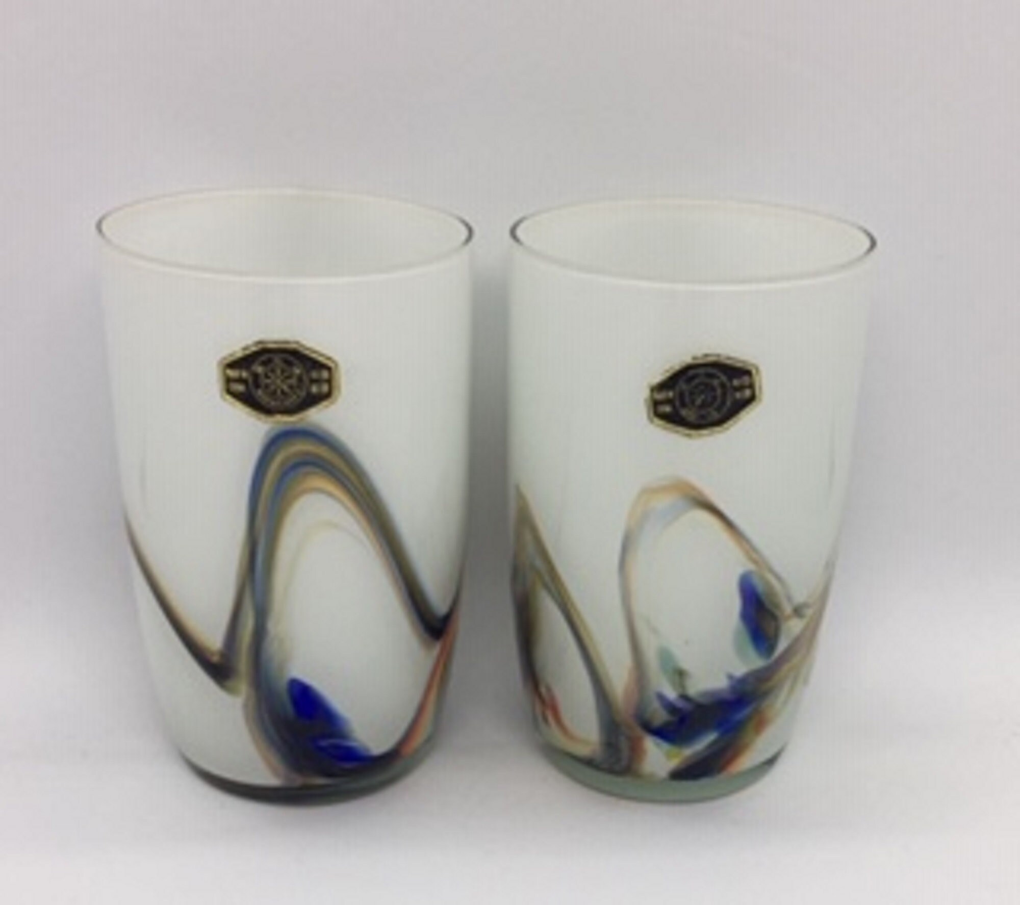 Vintage Chinese Dalian Glass - Snowflake Glasses - Etsy