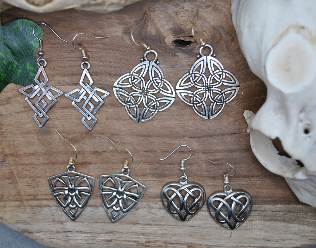 Celtic Medieval Earrings, Various Designs - Etsy
