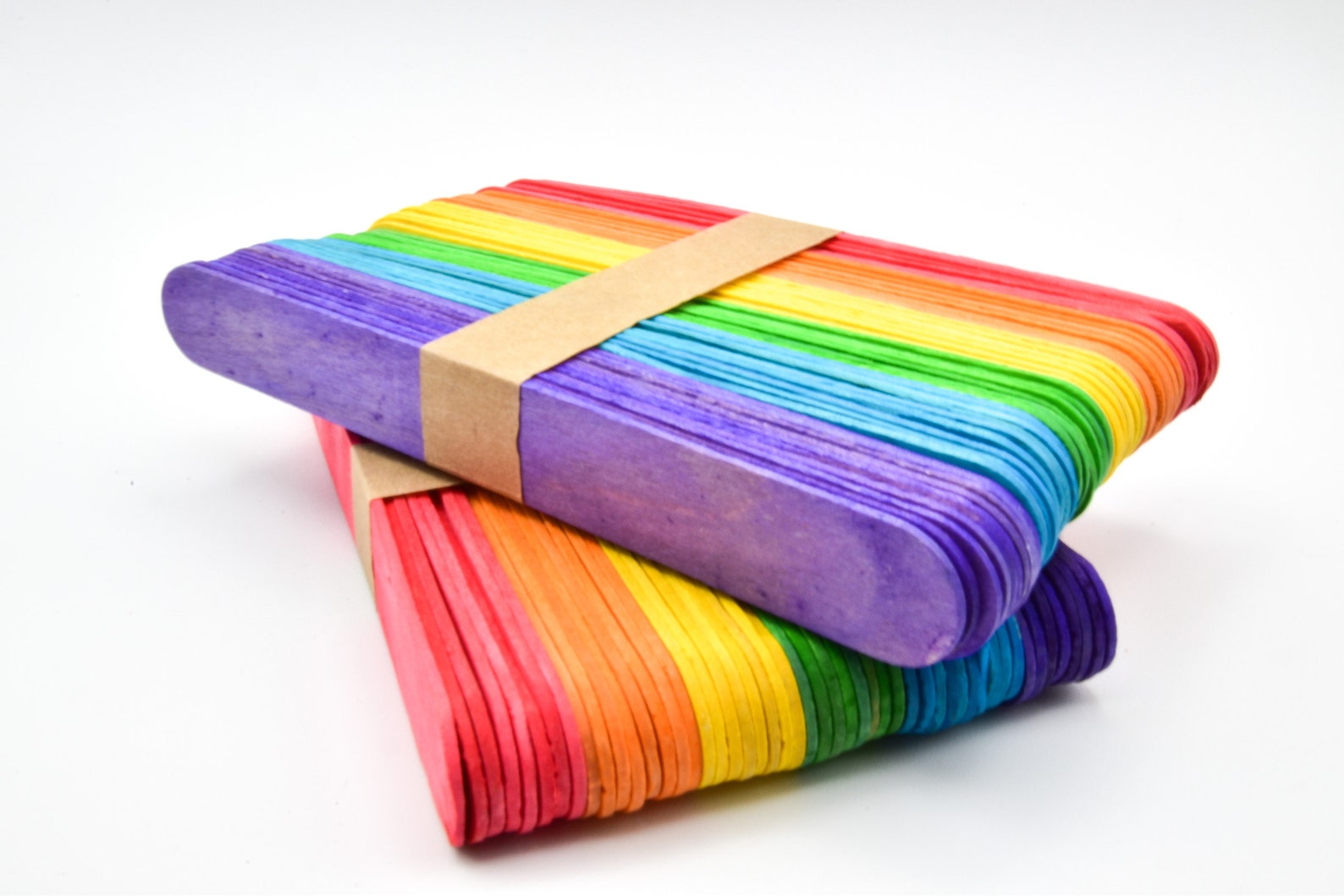 6 Colored Popsicle Sticks | Etsy