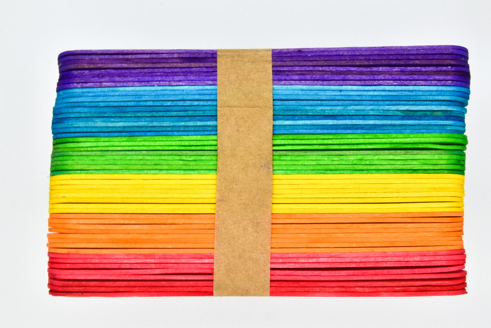 6 Colored Popsicle Sticks | Etsy