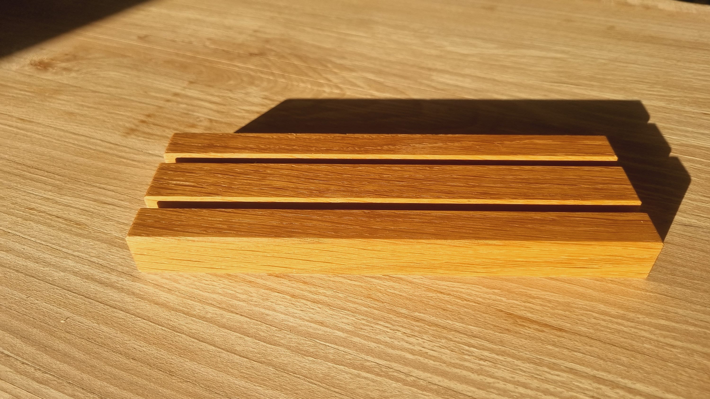 Oak Glass Display Stands | Double Slot - Available in Multiple Sizes ...