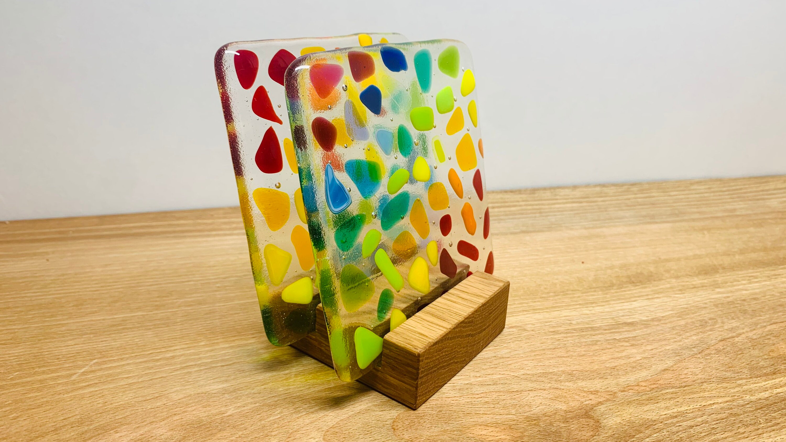 Oak Glass Coaster Display Stands Available in Multiple Sizes - Etsy UK