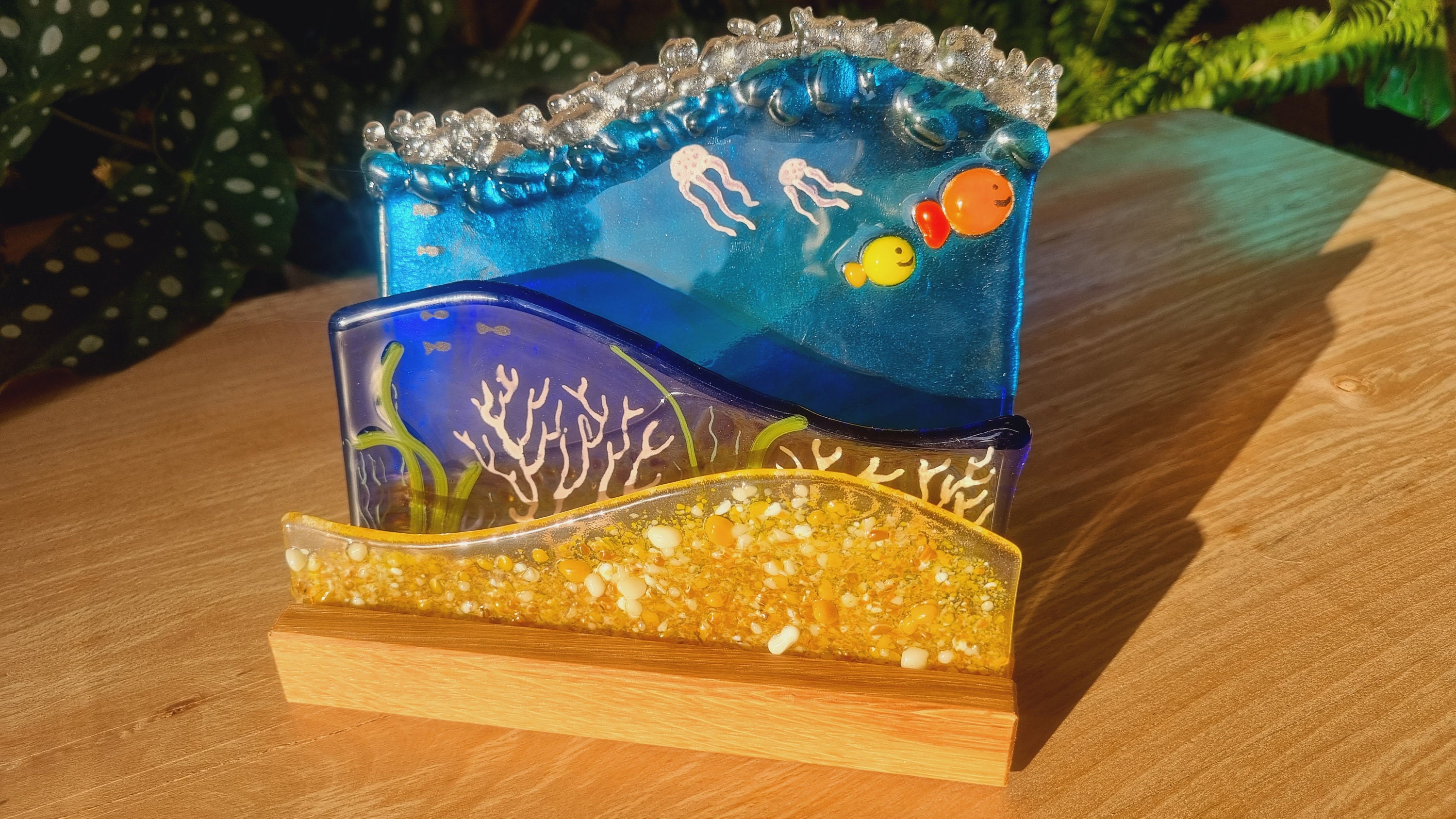 Oak Glass Display Stands | Triple Slot - Available in Multiple Sizes ...