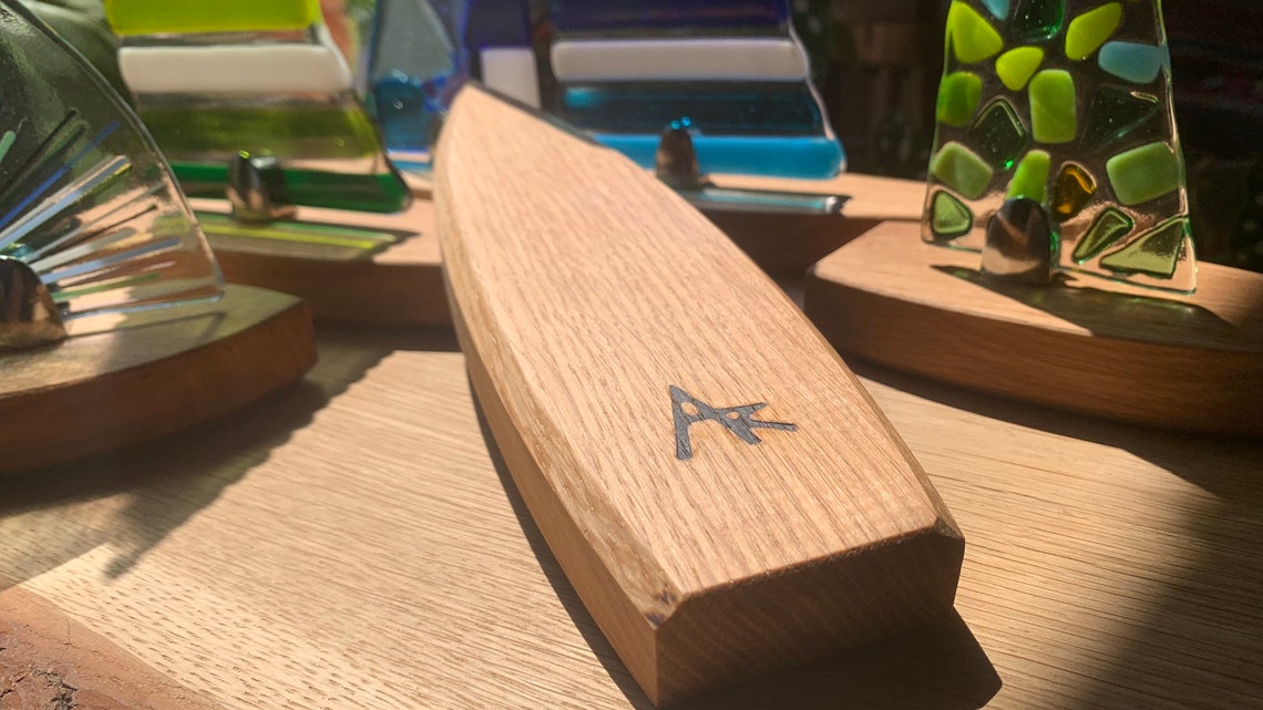 Oak Glass Display Stands Sail Boat Bases Available in | Etsy