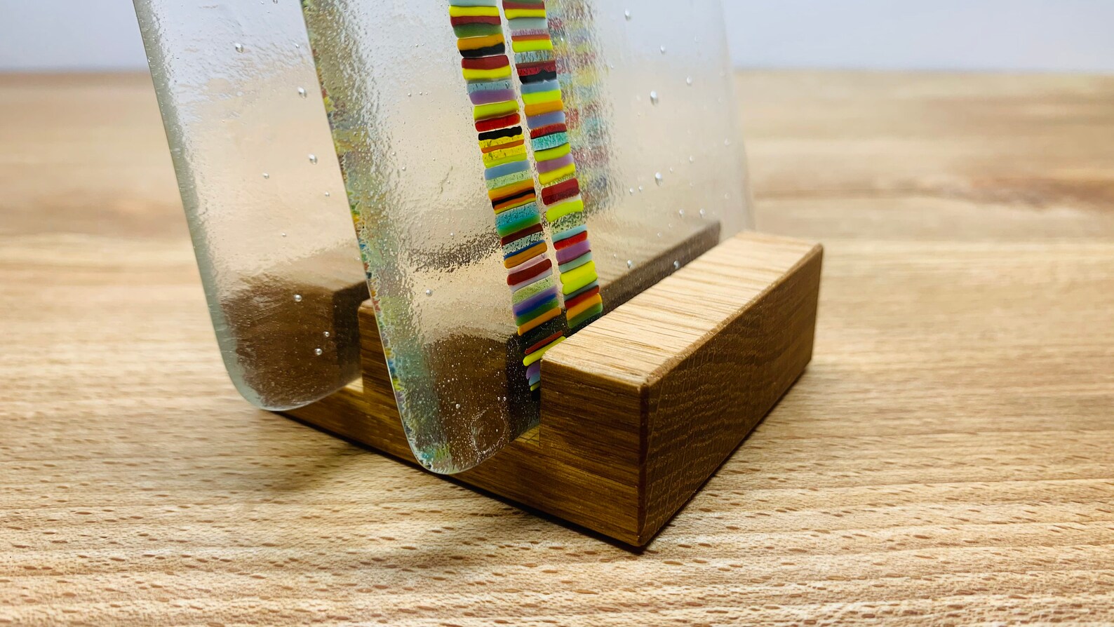 Oak Glass Coaster Display Stands Available in Multiple Sizes | Etsy