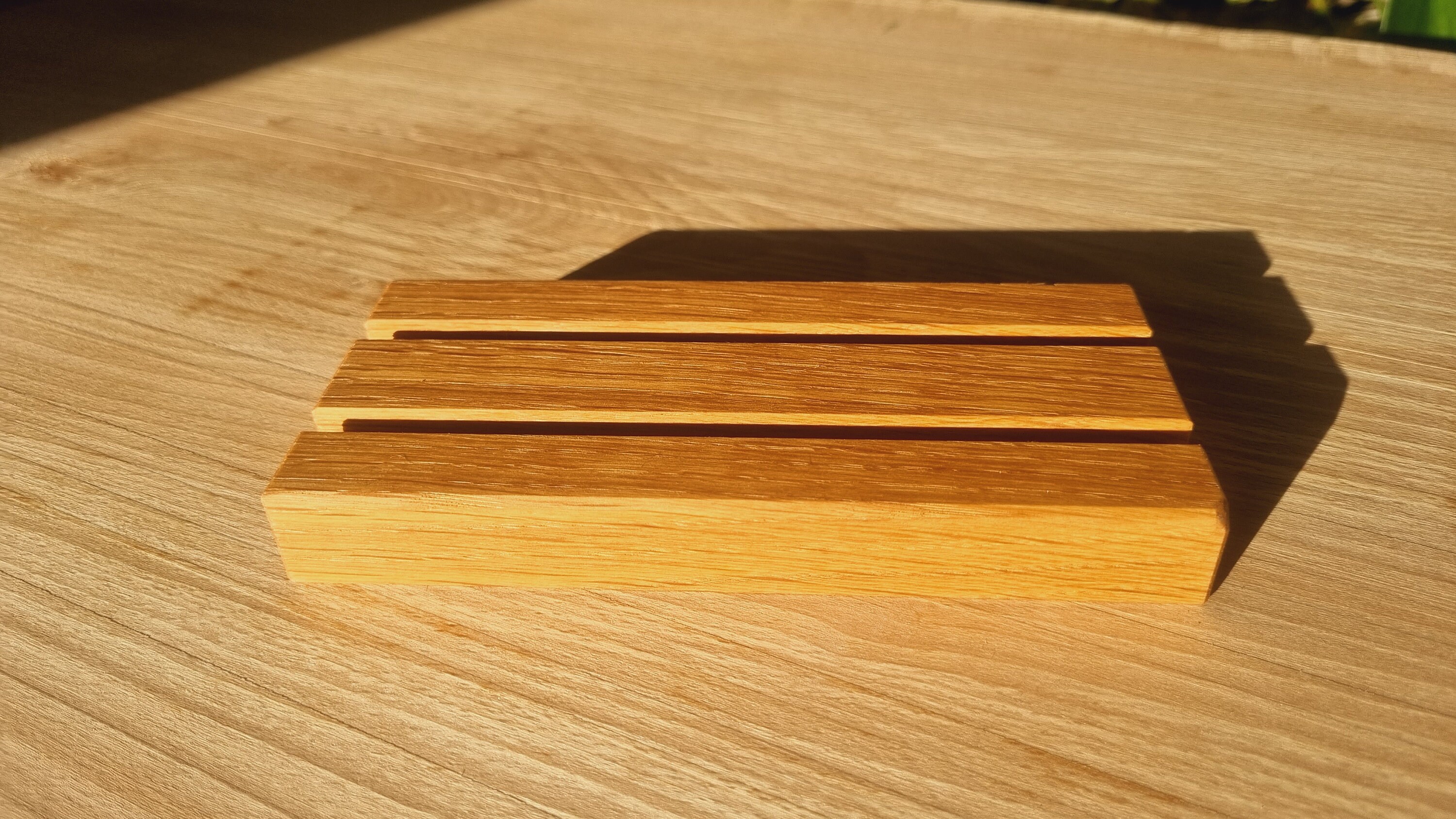 Oak Glass Display Stands | Double Slot - Available in Multiple Sizes ...