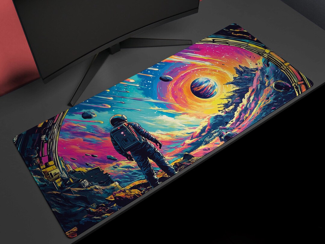 Cosmic Gateway, Desk Pad, Mouse Pad, Desk Mat, Astronaut's View ...