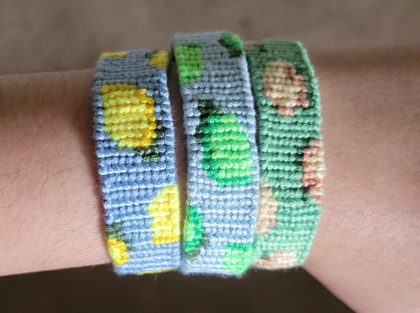 Fruit Friendship Bracelets. Fun to Wear! - Etsy