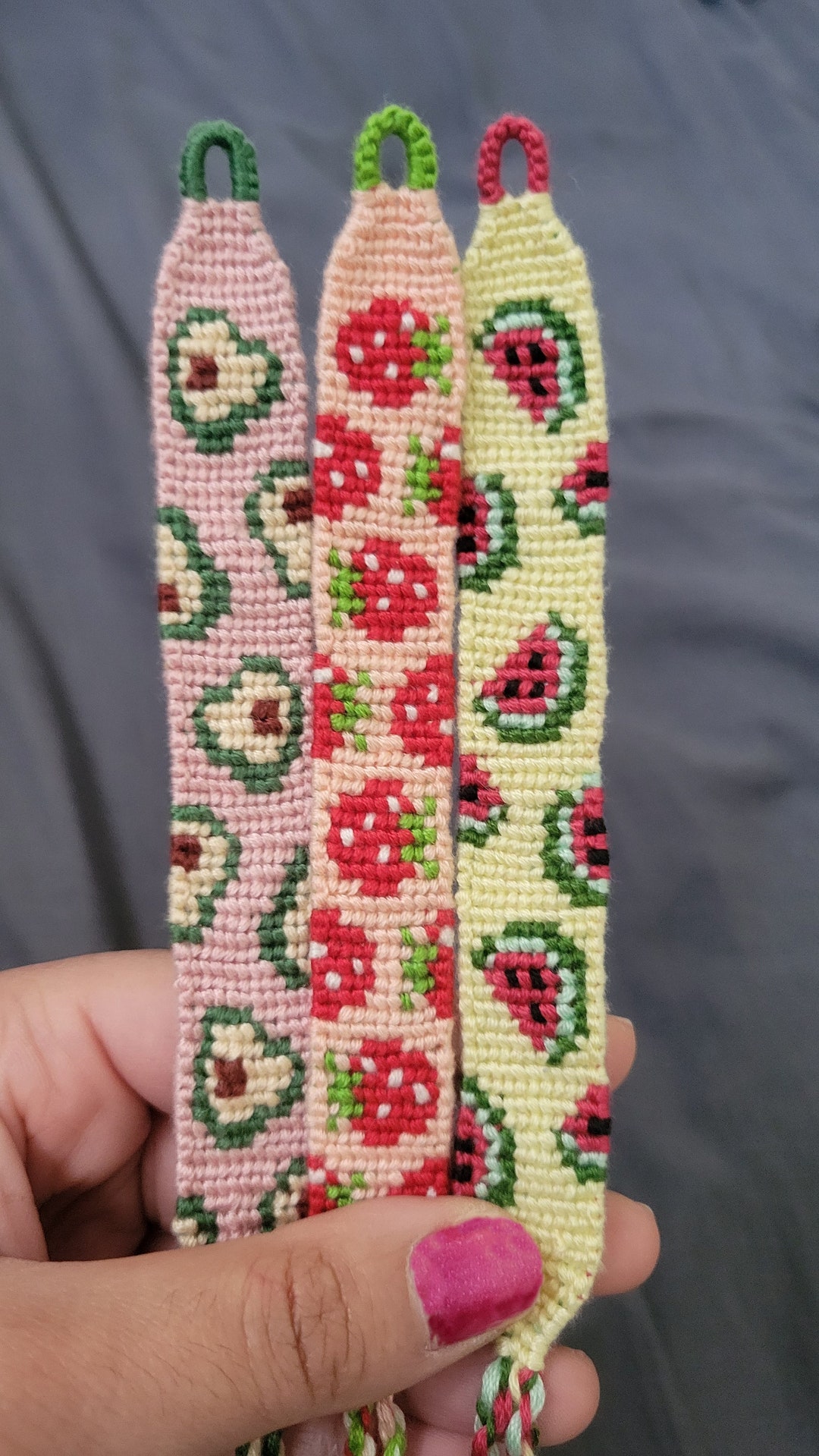 Fruit Friendship Bracelets. Fun to Wear! - Etsy