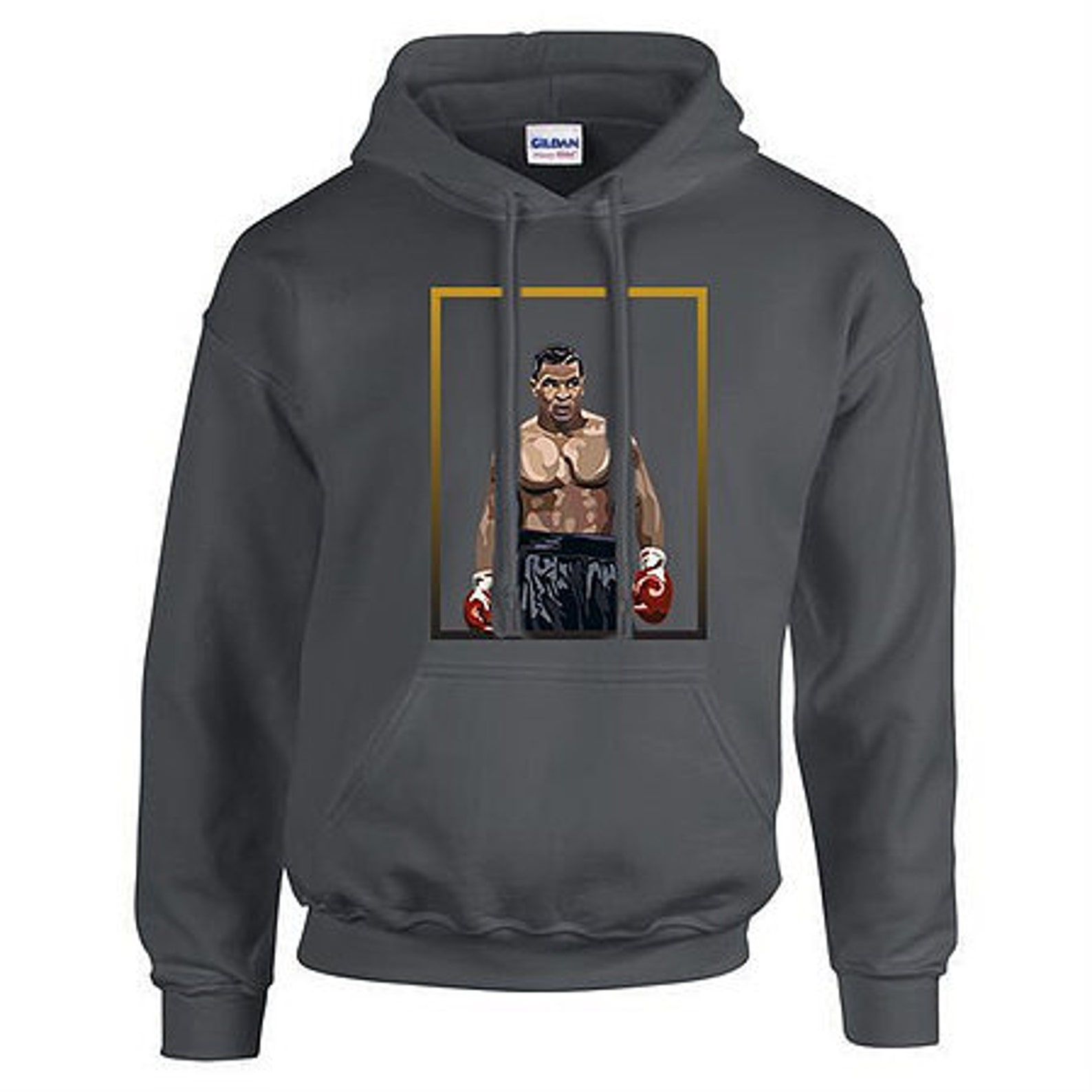 Cartoonised Mike Tyson Hoodie Roy Jones Boxing WBC Jake Paul White ...