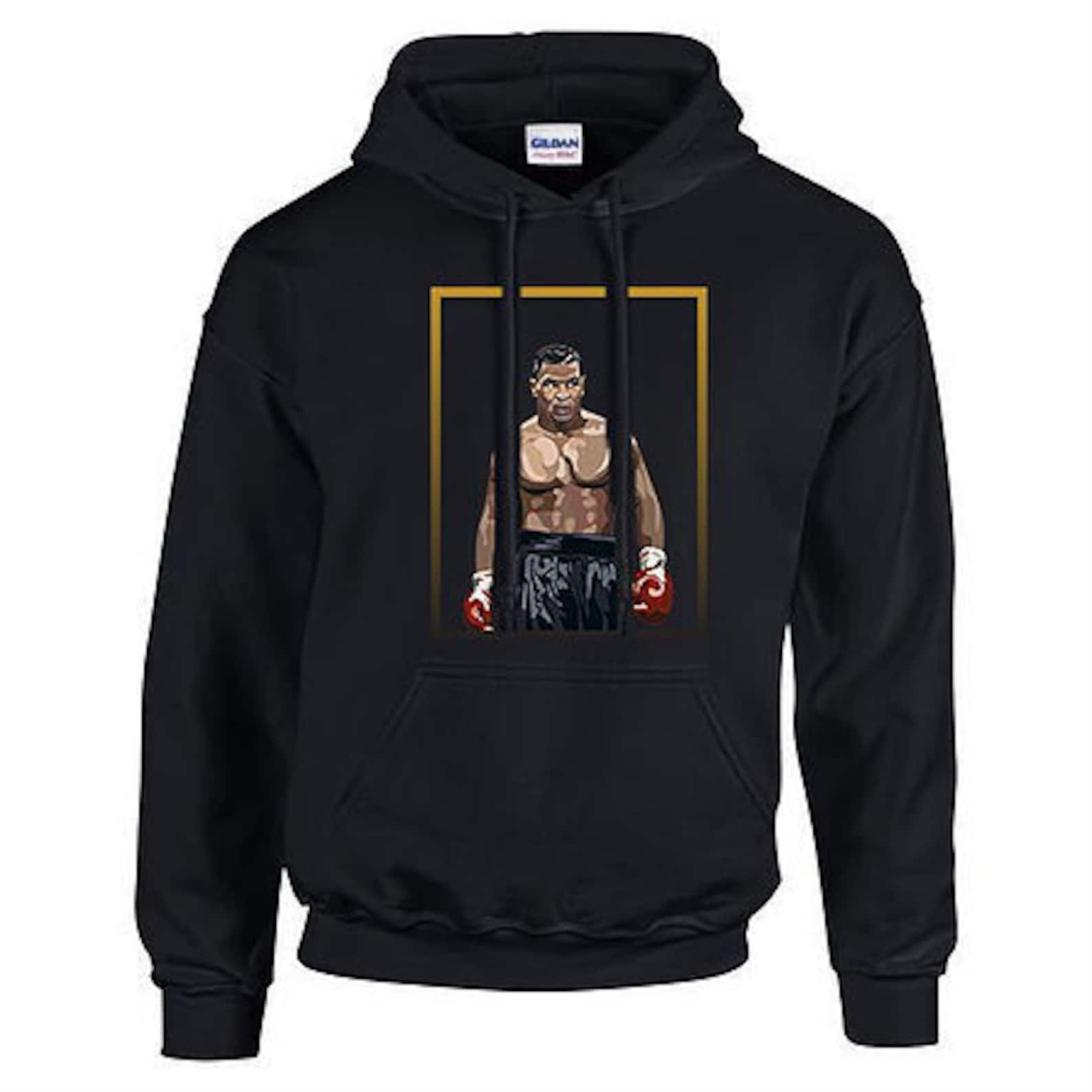 Cartoonised Mike Tyson Hoodie Roy Jones Boxing WBC Jake Paul White ...