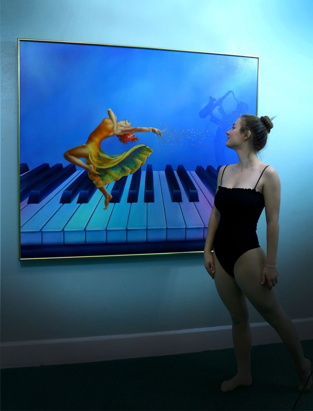 Jazz Dancer Poster by J. Snyder - Ballet Painting Modern Dance Print ...