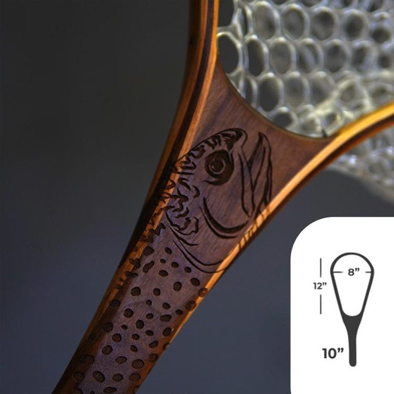 Custom Wood Fishing Net - Etsy